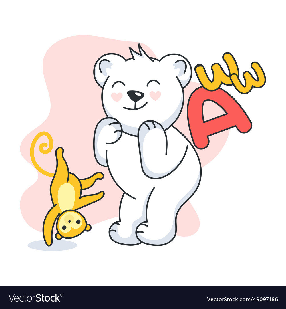 Monkey show Royalty Free Vector Image - VectorStock