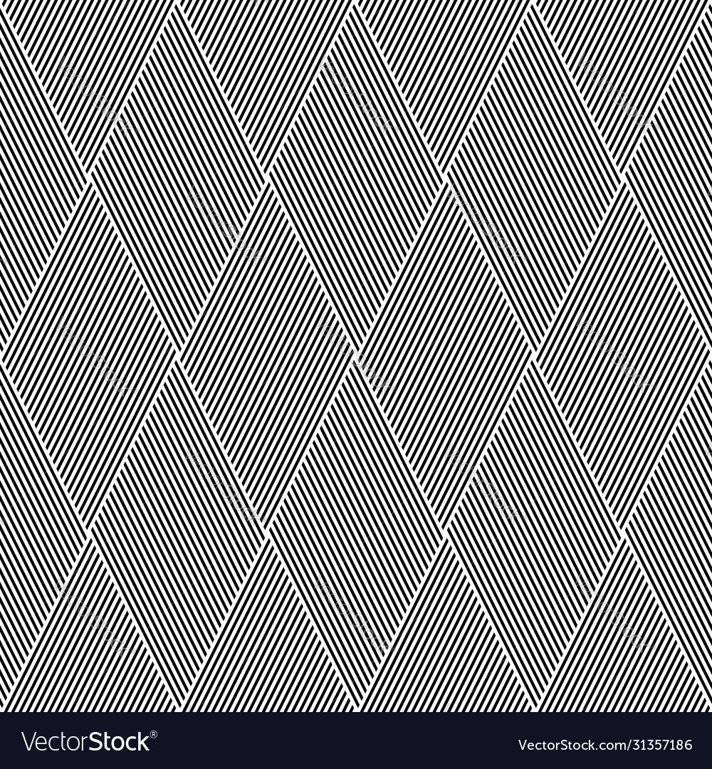 Seamless striped diamonds pattern Royalty Free Vector Image