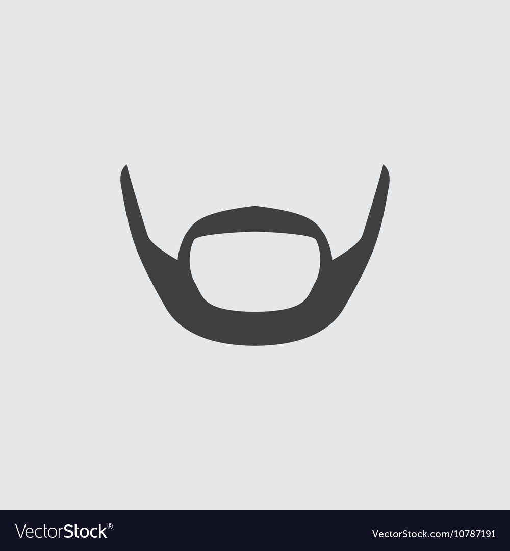 Beard icon Royalty Free Vector Image - VectorStock