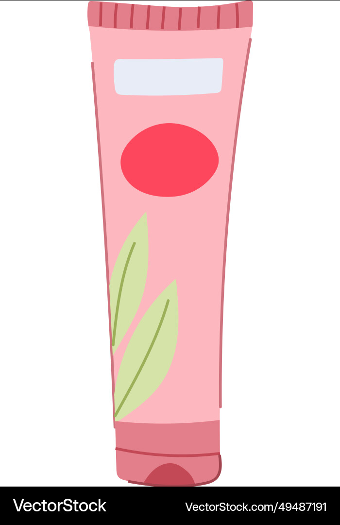Skincare lotion cartoon Royalty Free Vector Image