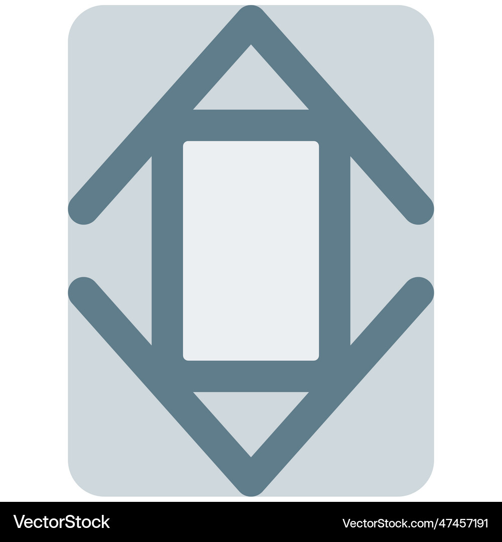 Sturdy photo frame for living room space Vector Image