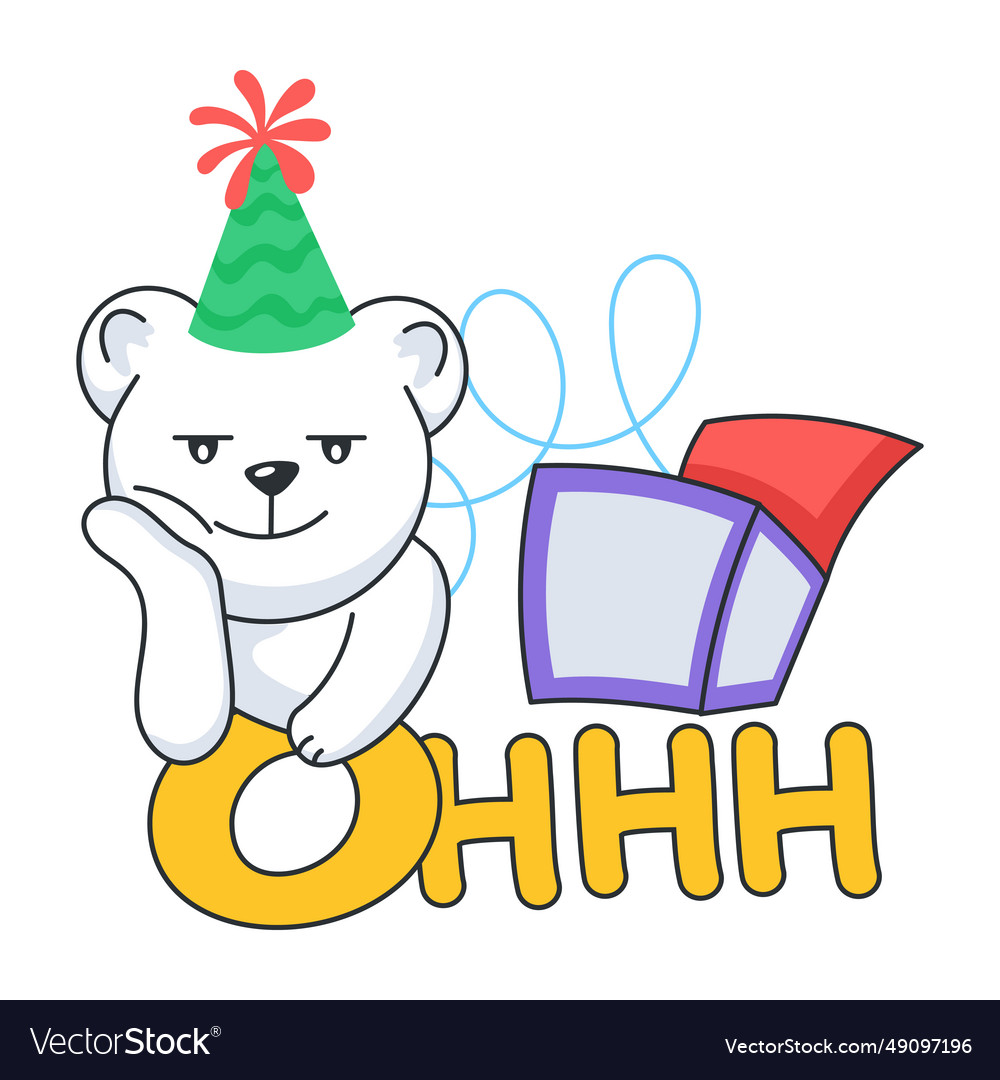 Bear box Royalty Free Vector Image - VectorStock
