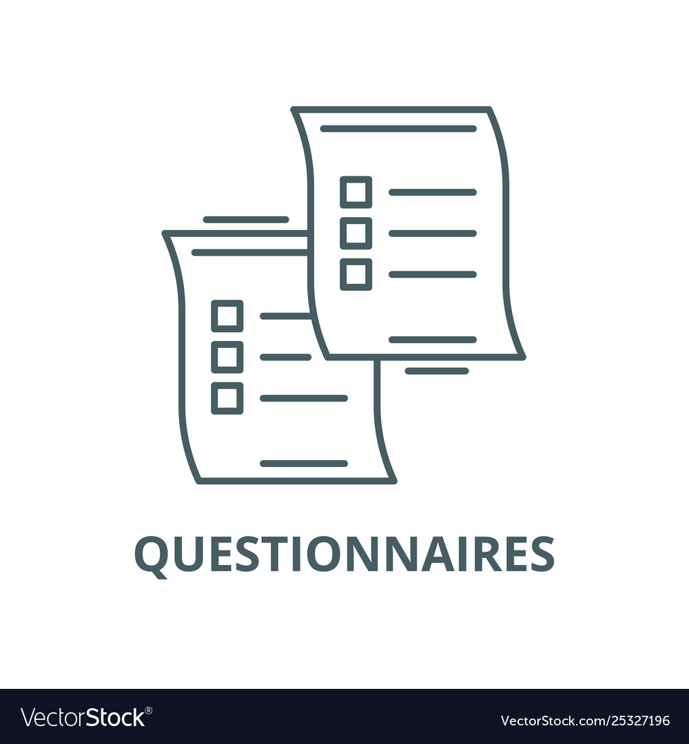 Questionnaire Icon Vector