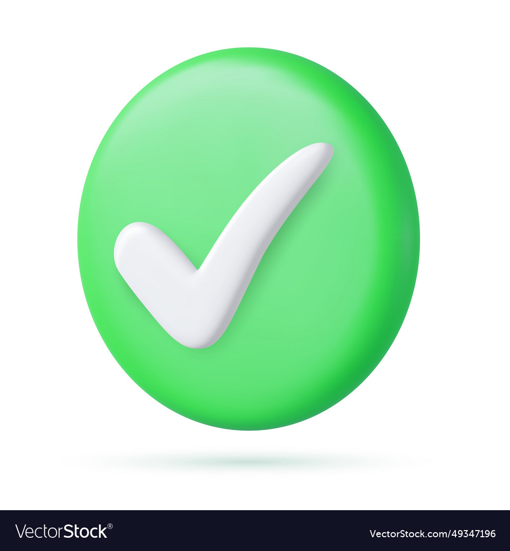 Realistic right 3d button Royalty Free Vector Image