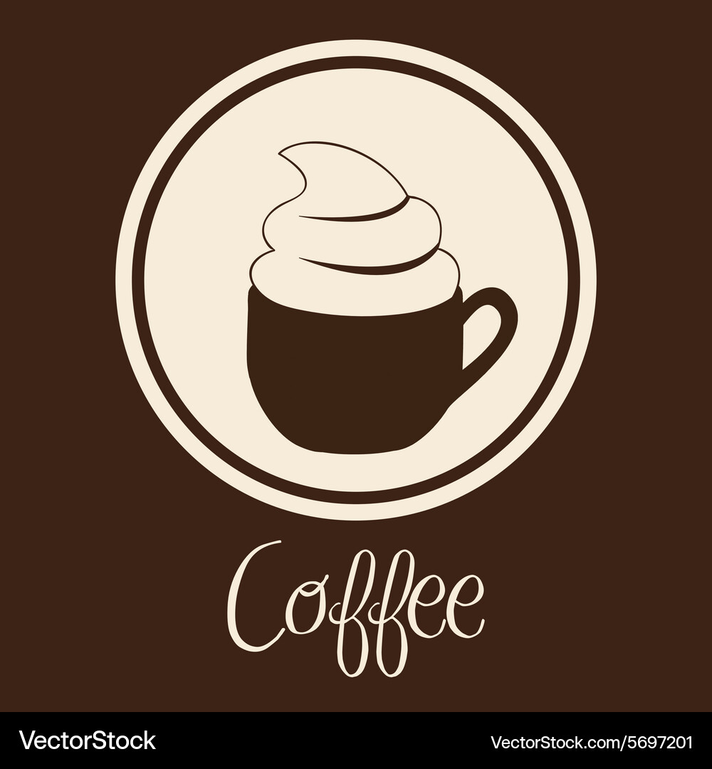 Coffee design Royalty Free Vector Image - VectorStock