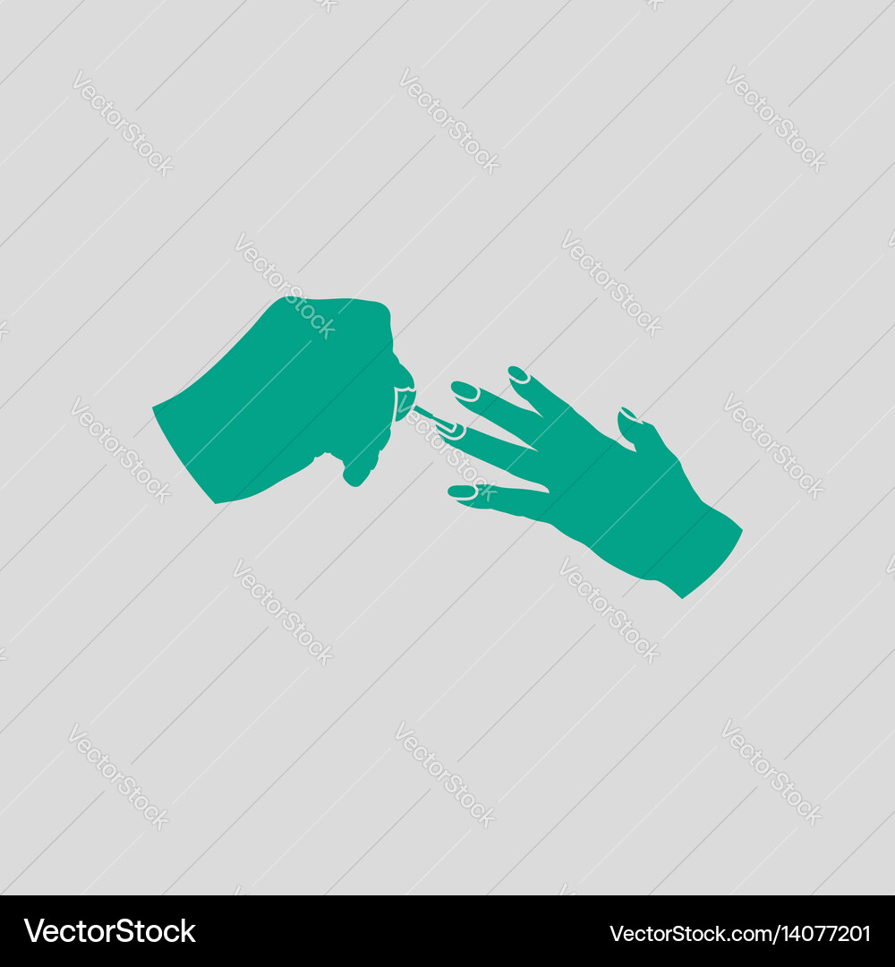 Manicure icon Royalty Free Vector Image - VectorStock