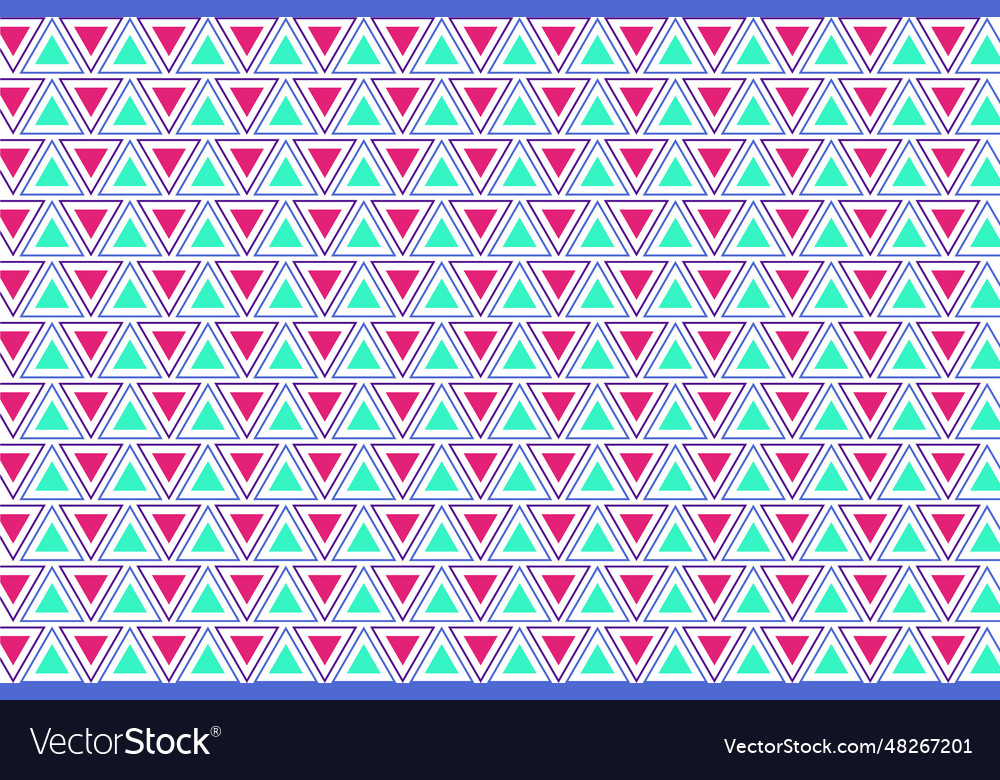 Modern colorful triangle seamless pattern Vector Image Modern colorful triangle seamless pattern Vector Image