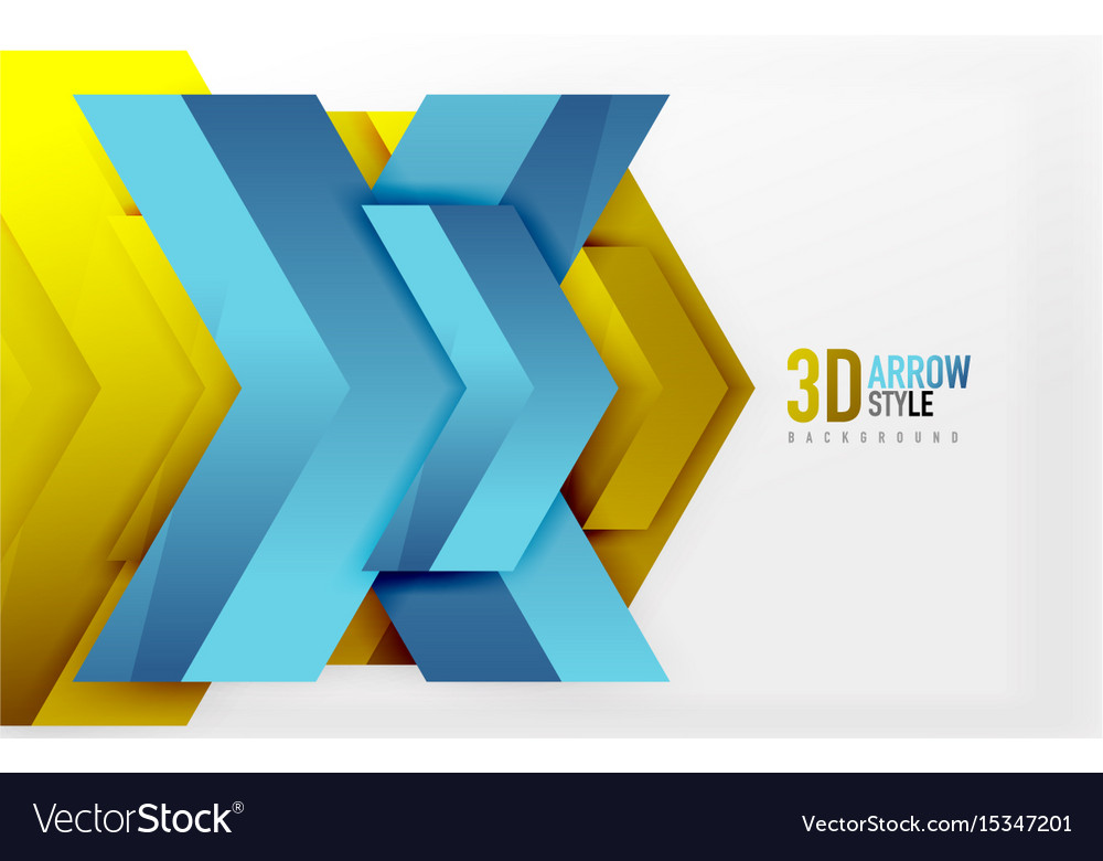 Techno arrow background Royalty Free Vector Image