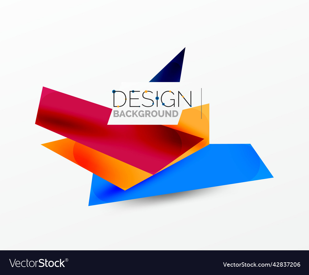Background color abstract overlapping lines Vector Image