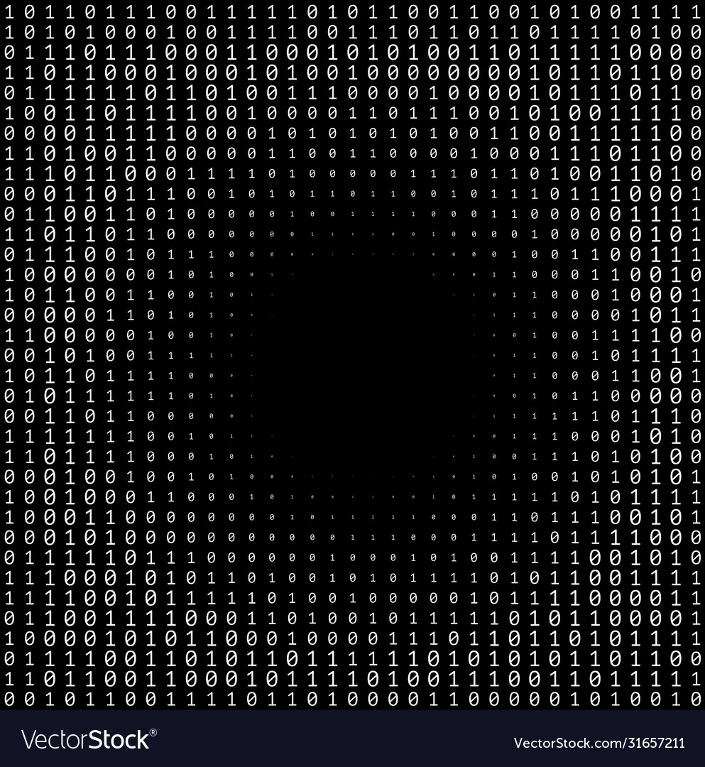 Binary numbers texture Royalty Free Vector Image