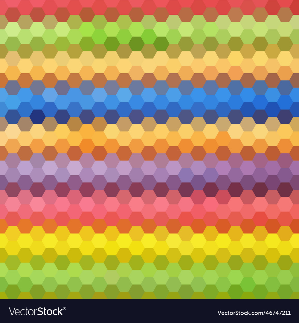 Color polygon abstract background geometric Vector Image