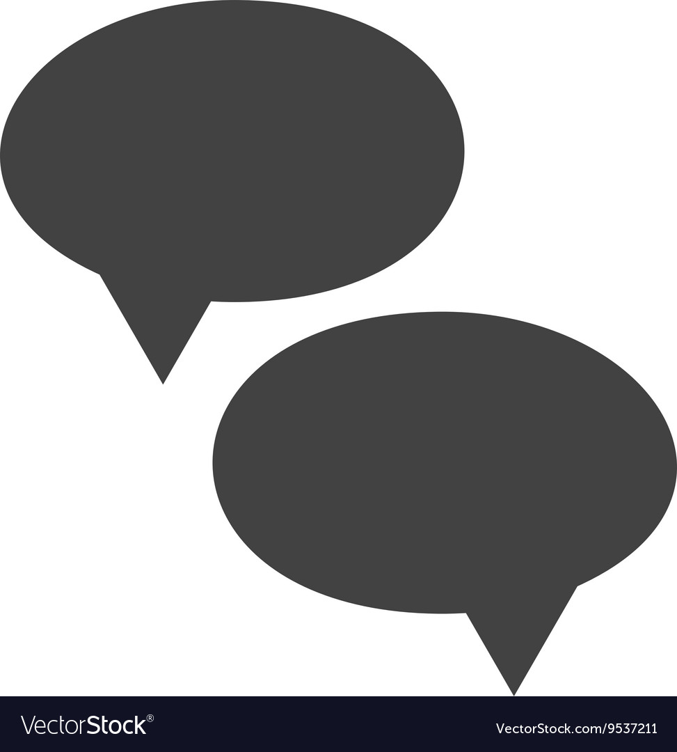 Conversation bubbles Royalty Free Vector Image