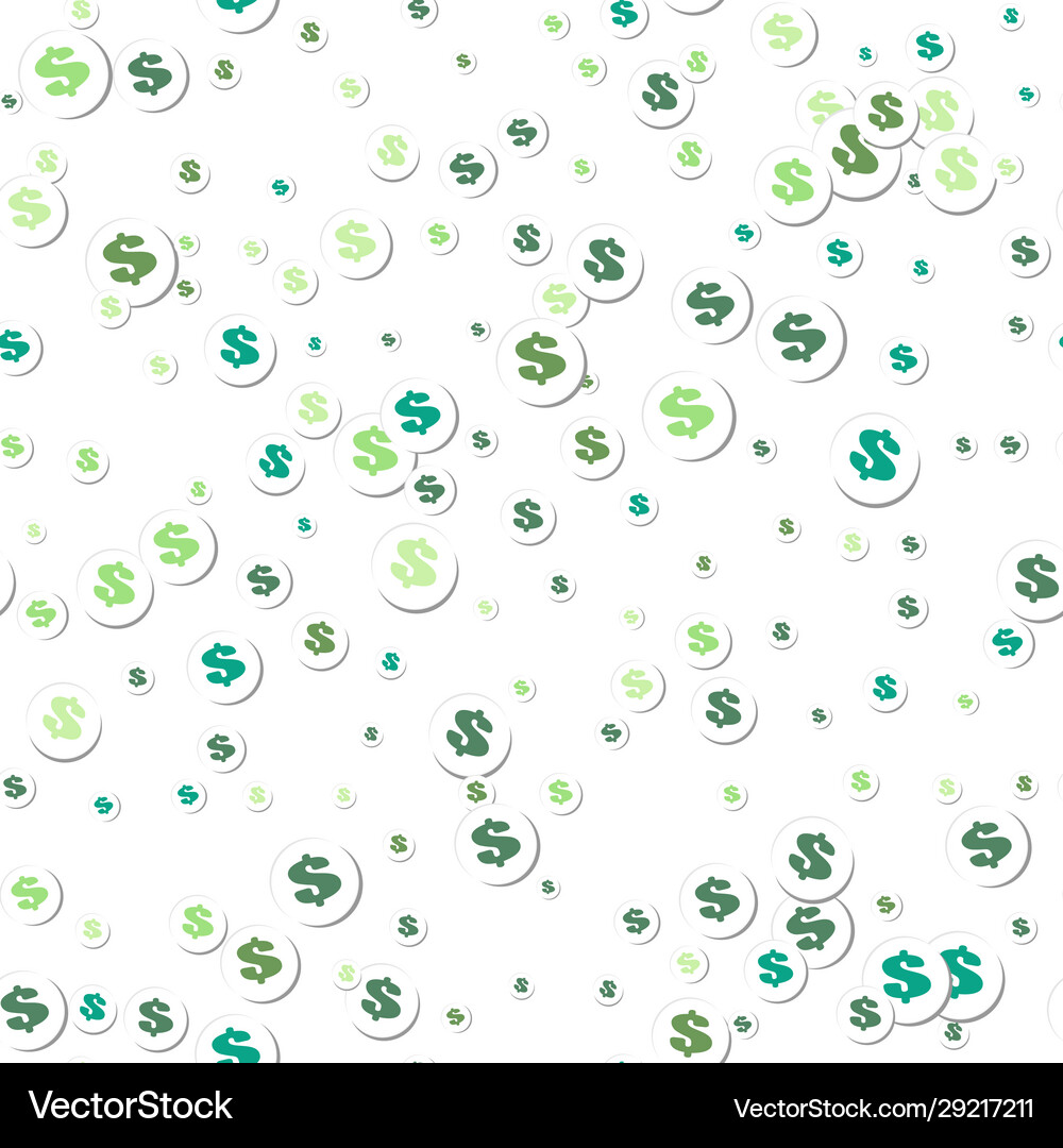 Dollar money currency symbol background Royalty Free Vector