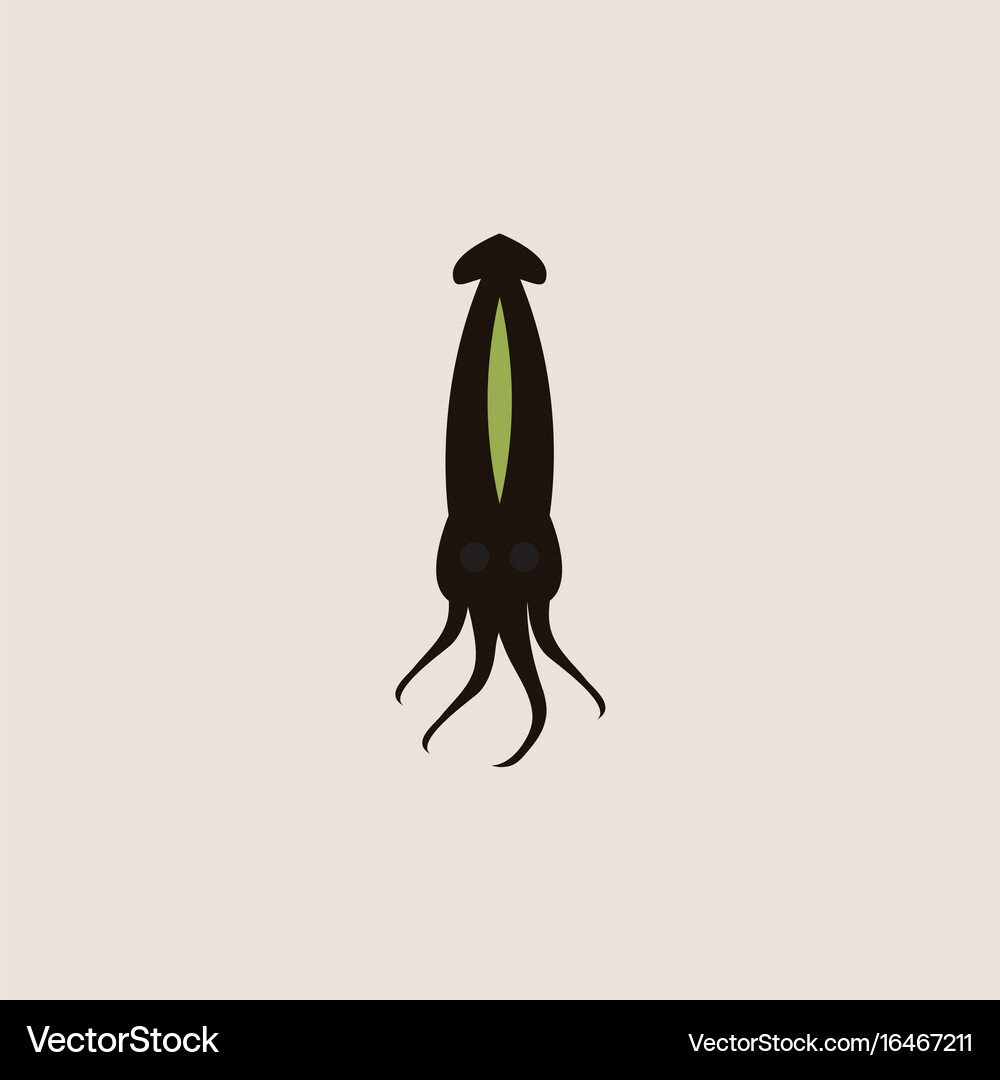Squid icon simple Royalty Free Vector Image - VectorStock