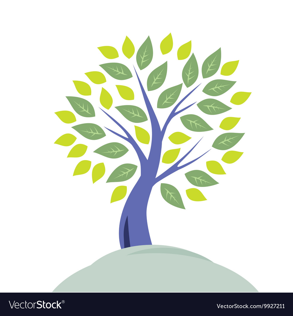 Stylized tree Royalty Free Vector Image - VectorStock