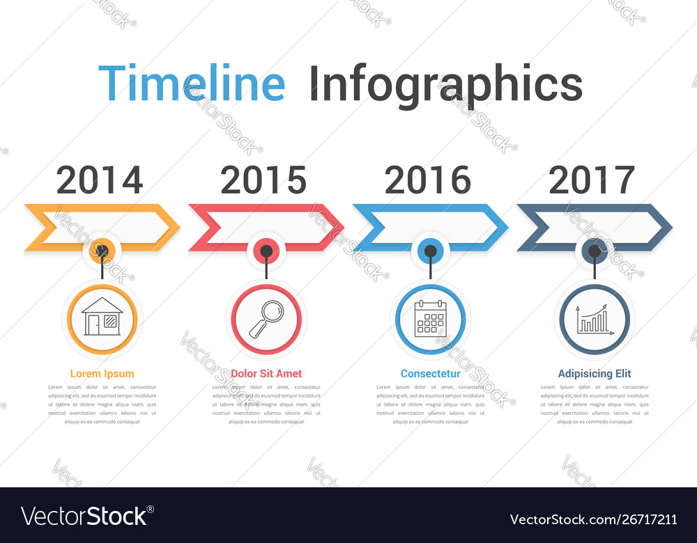 Timeline Royalty Free Vector Image - VectorStock