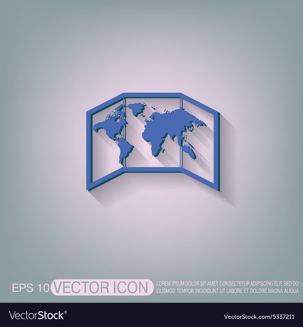 World map-countries Royalty Free Vector Image - VectorStock