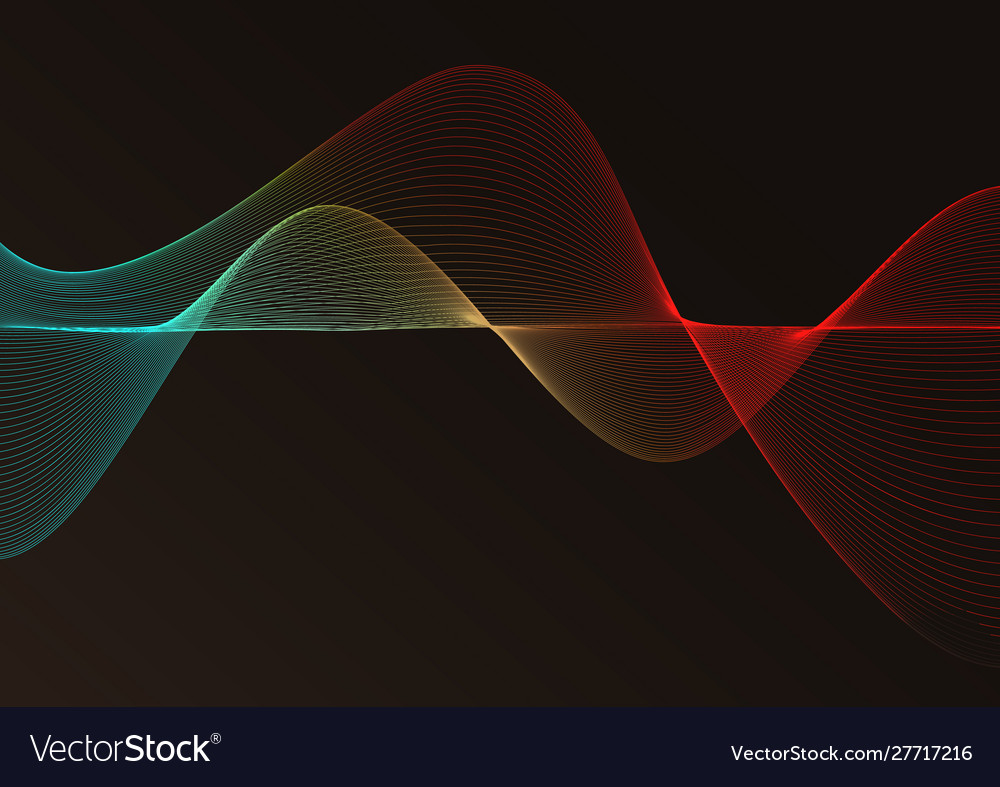 Abstract wave Royalty Free Vector Image - VectorStock