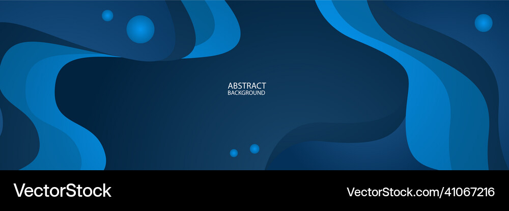Modern abstract dark navy blue banner background Vector Image