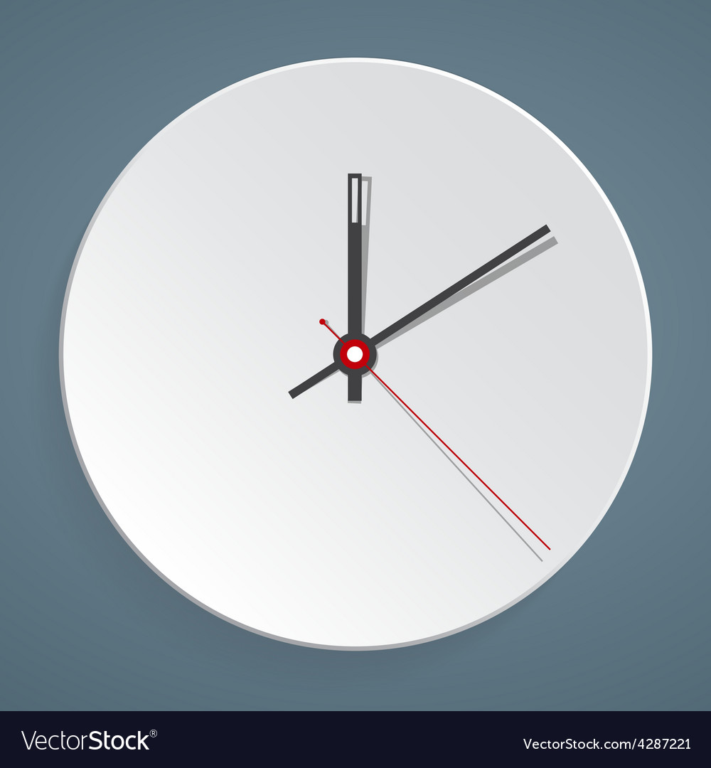 Clock face set up your time Royalty Free Vector Image
