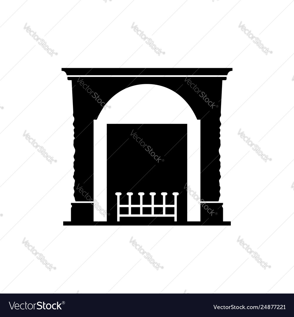 Fireplace Royalty Free Vector Image - VectorStock