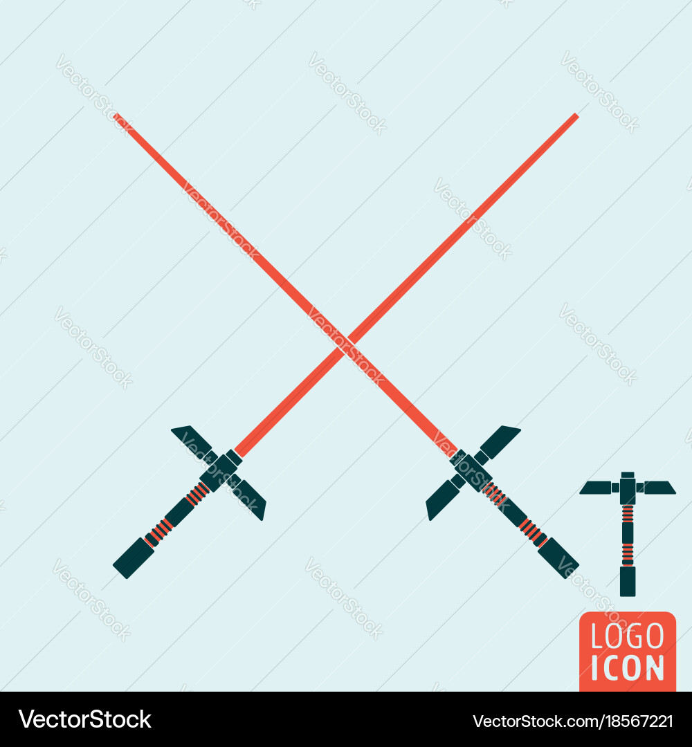 Light sword icon Royalty Free Vector Image - VectorStock