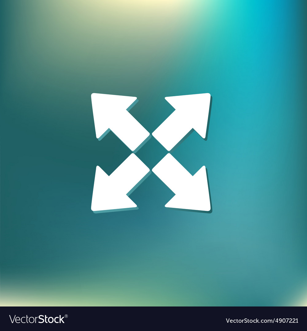 Move arrows Royalty Free Vector Image - VectorStock