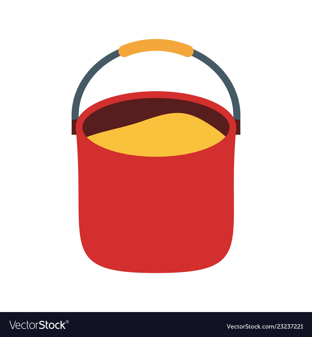 Pail icon Royalty Free Vector Image - VectorStock