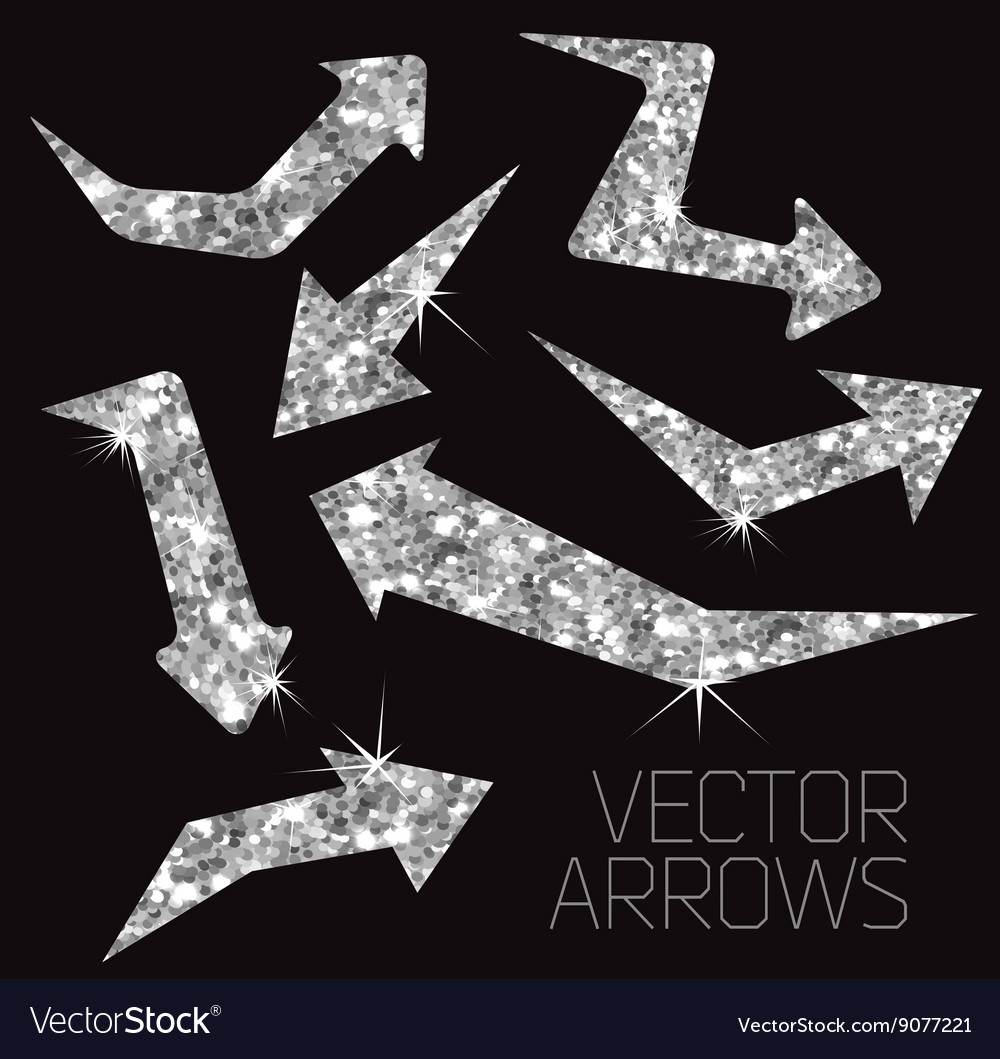 Silver curved Royalty Free Vector Image - VectorStock