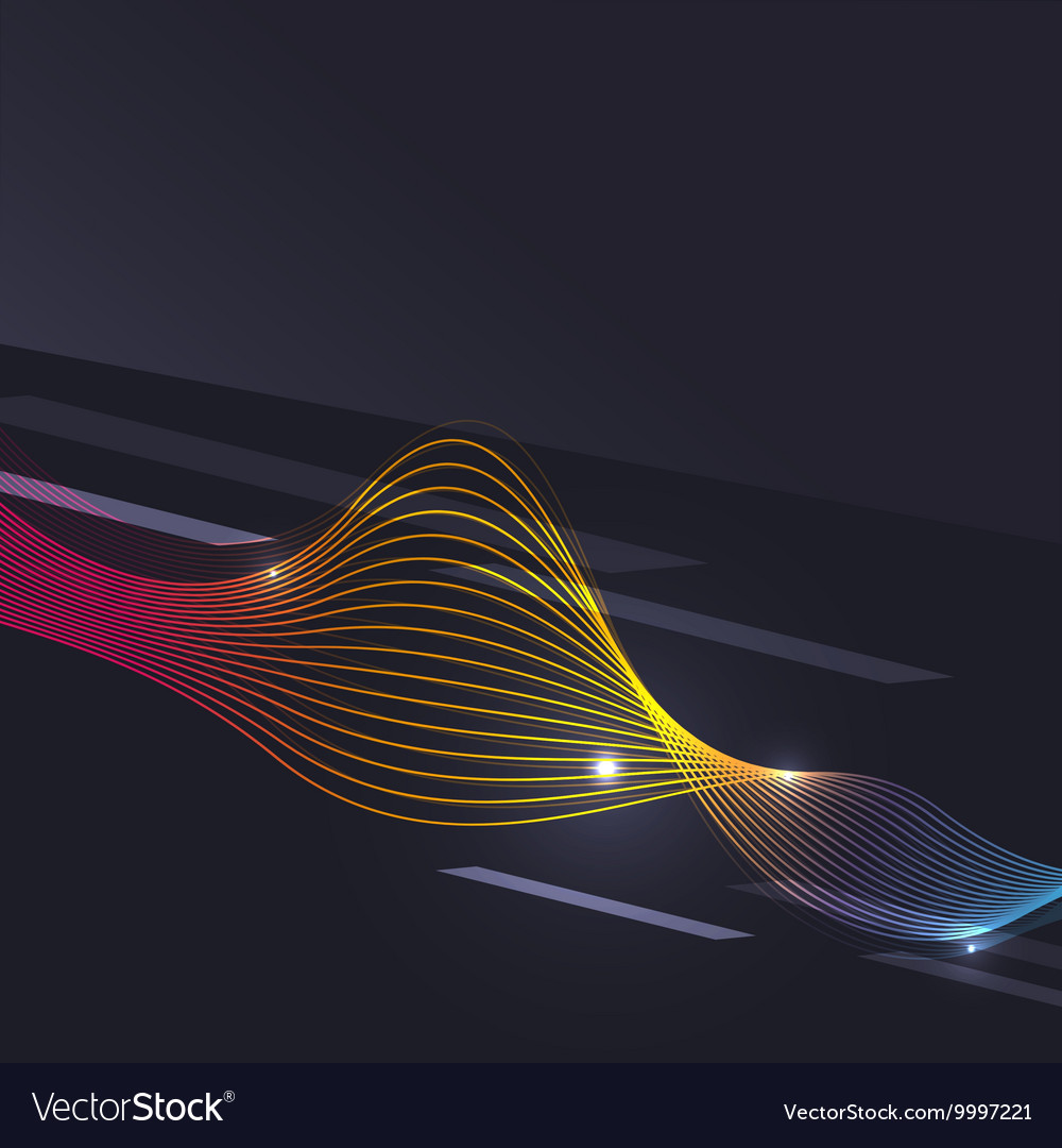 Smoke pattern on dark background Royalty Free Vector Image