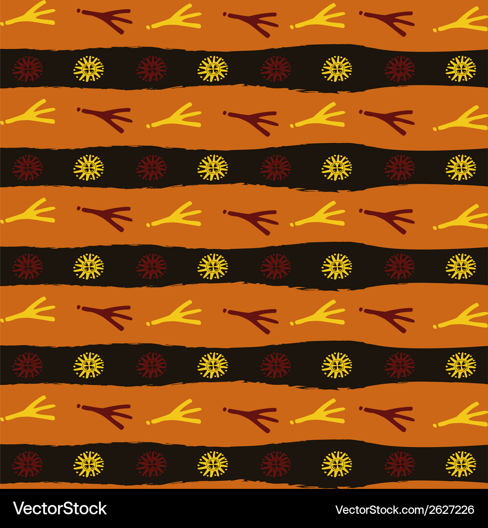Abstract africa background with some special Vector Image