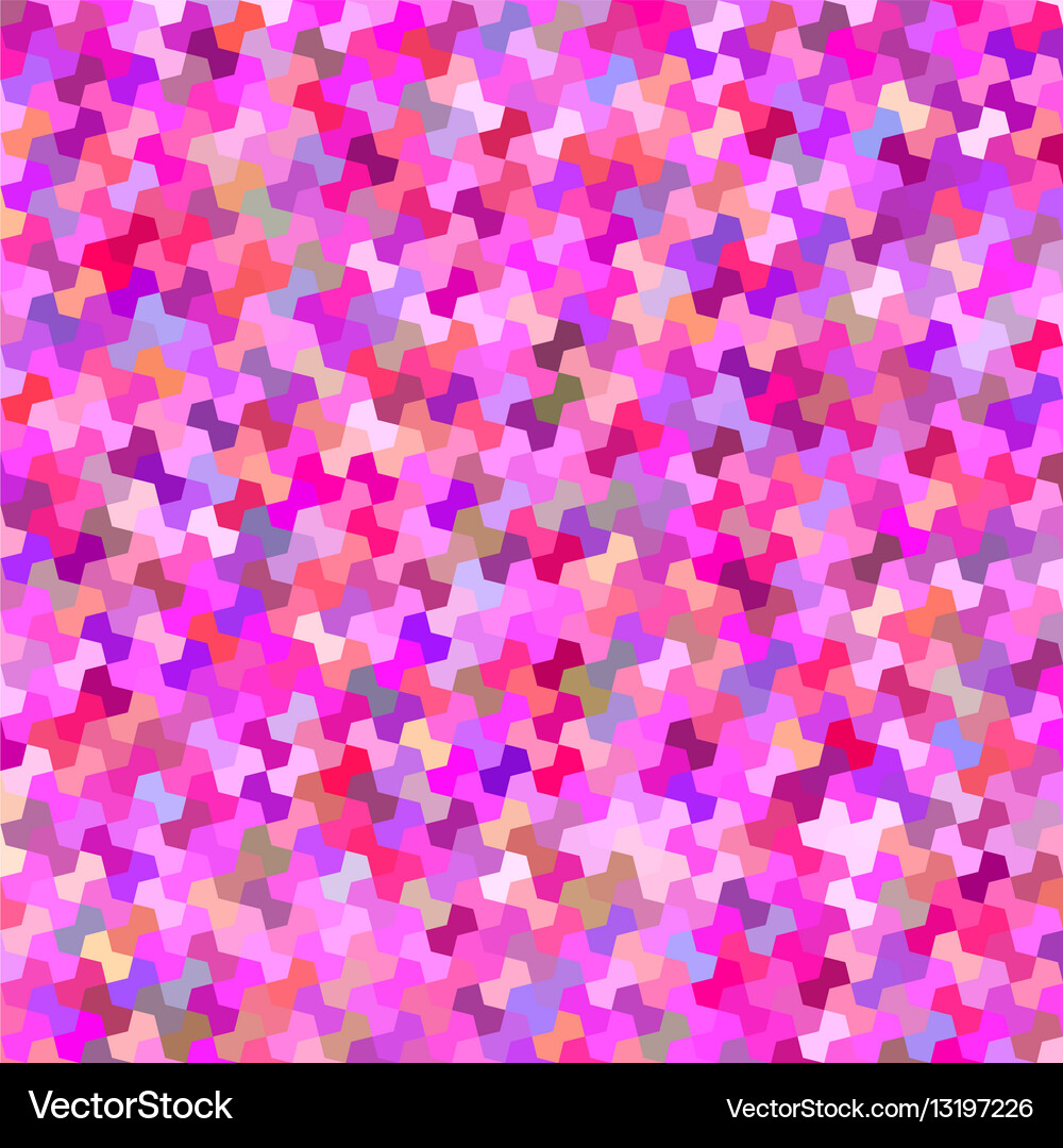 Colorful mosaic pattern background design Vector Image