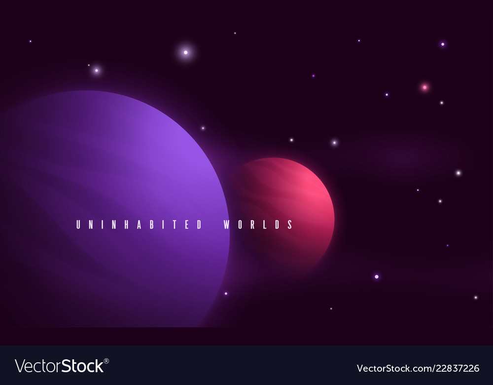 Deep space sci-fi abstract Royalty Free Vector Image