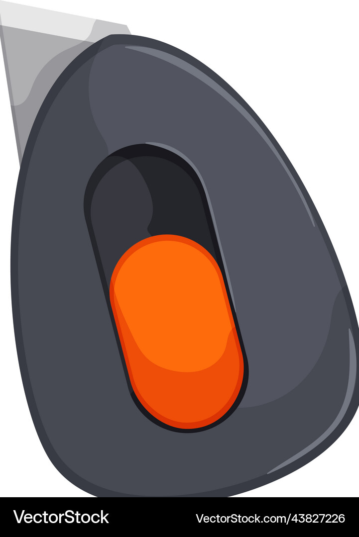 Equipment cutter knife cartoon Royalty Free Vector Image