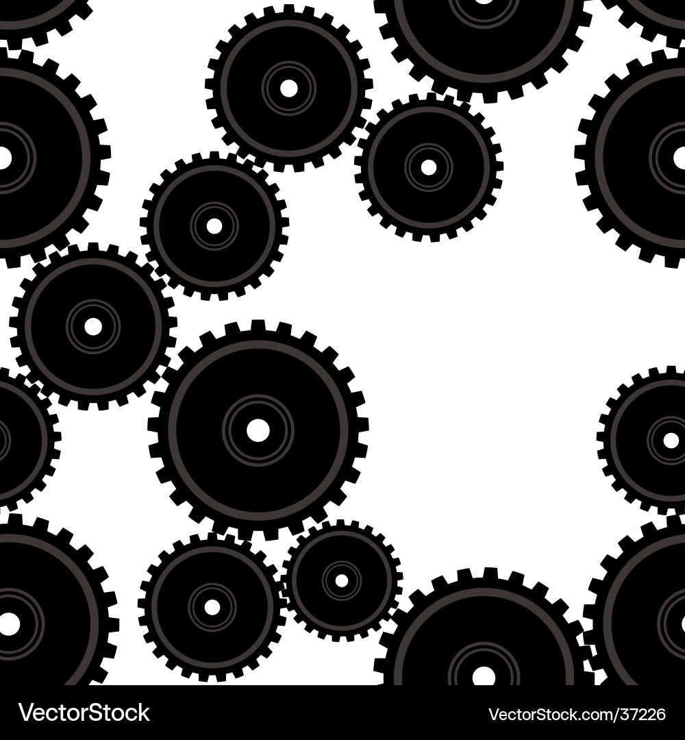 Gears repeat Royalty Free Vector Image - VectorStock
