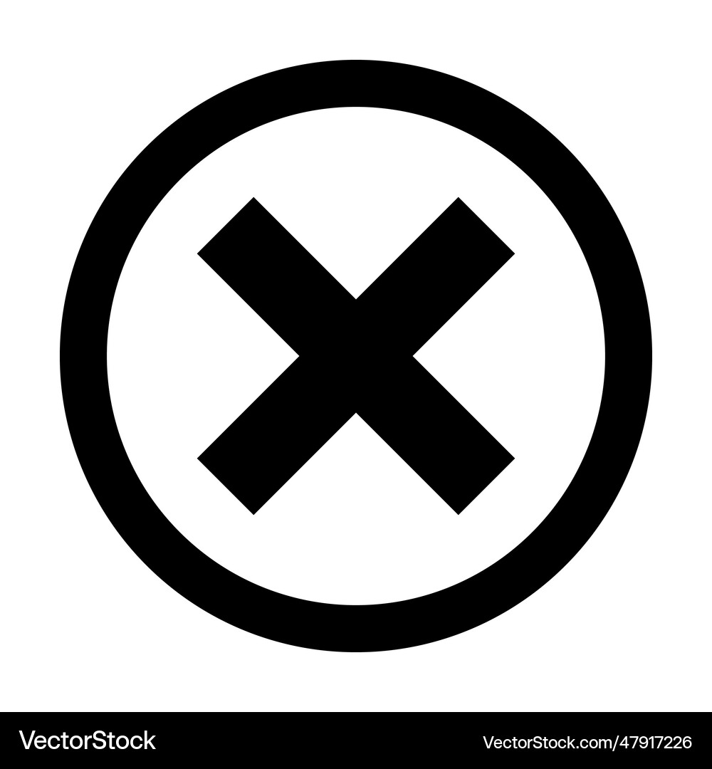 Refuse glyph icon for personal and commercial use Vector Image