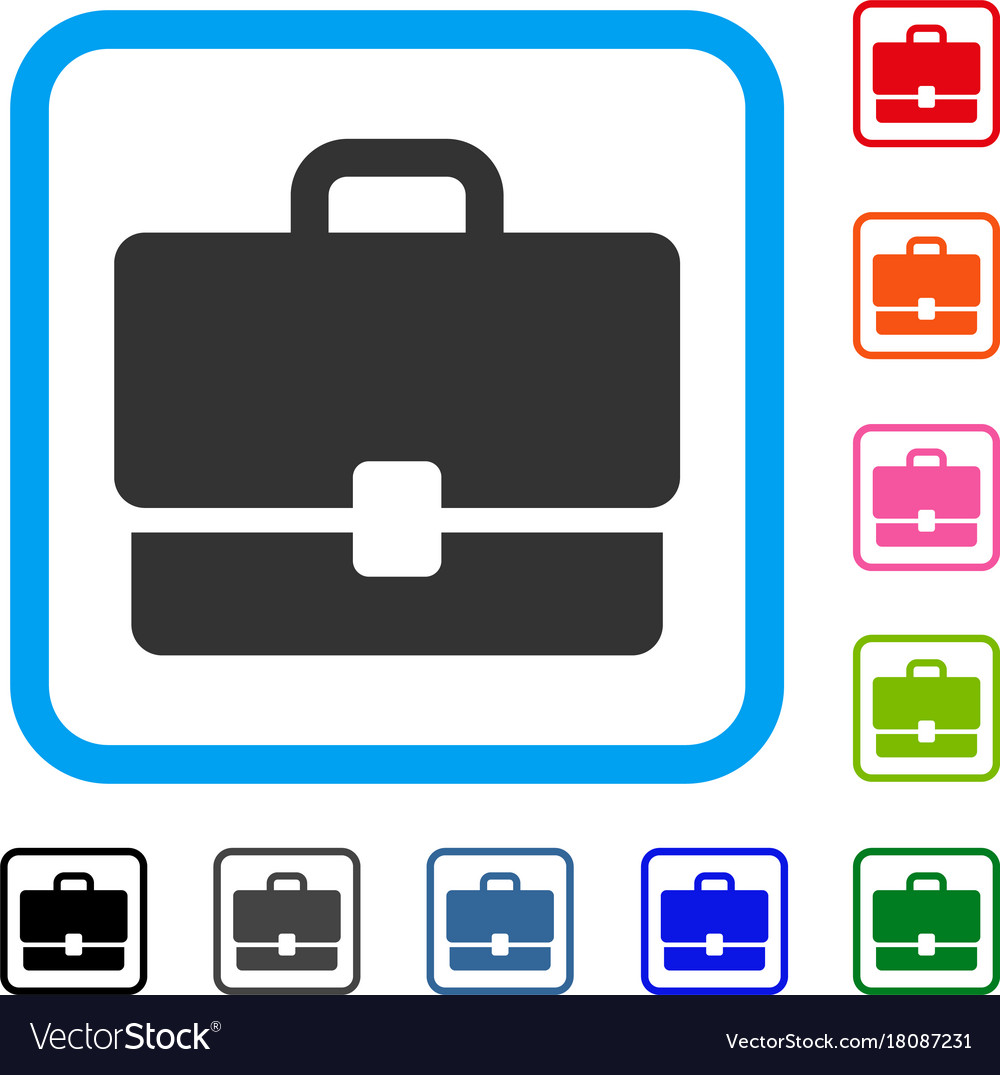 Case framed icon Royalty Free Vector Image - VectorStock