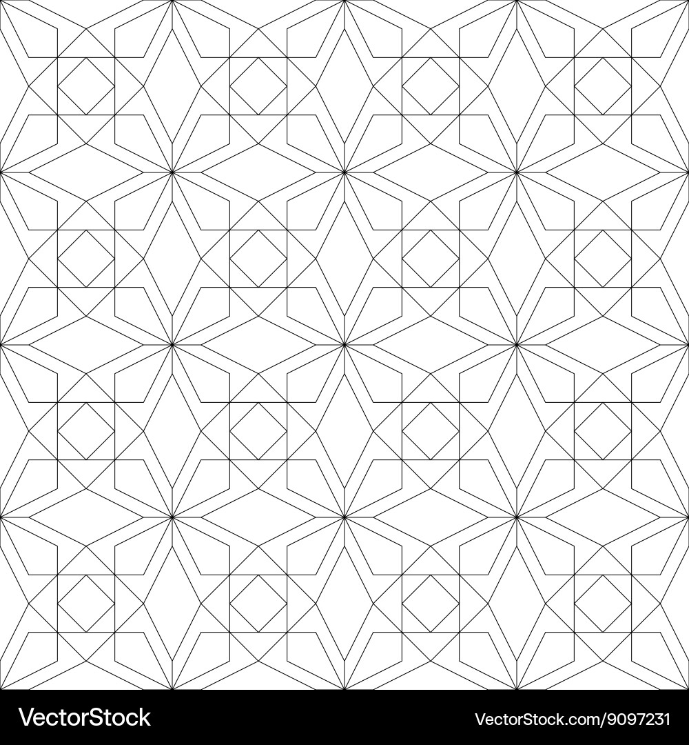 Geometric seamless pattern Royalty Free Vector Image