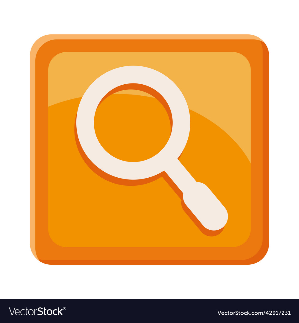 Search app button Royalty Free Vector Image - VectorStock Search app button Royalty Free Vector Image - VectorStock