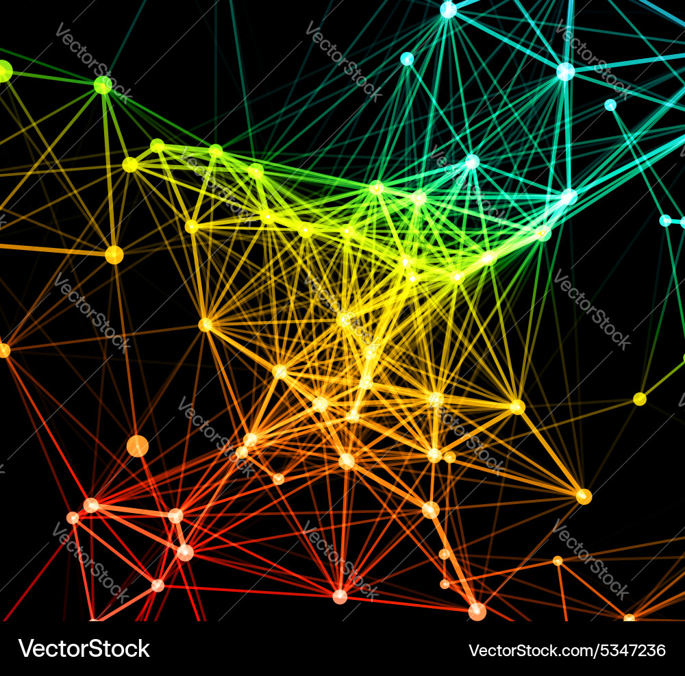 Abstract network connection background Royalty Free Vector