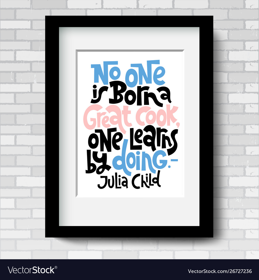 Cooking class quotes Royalty Free Vector Image