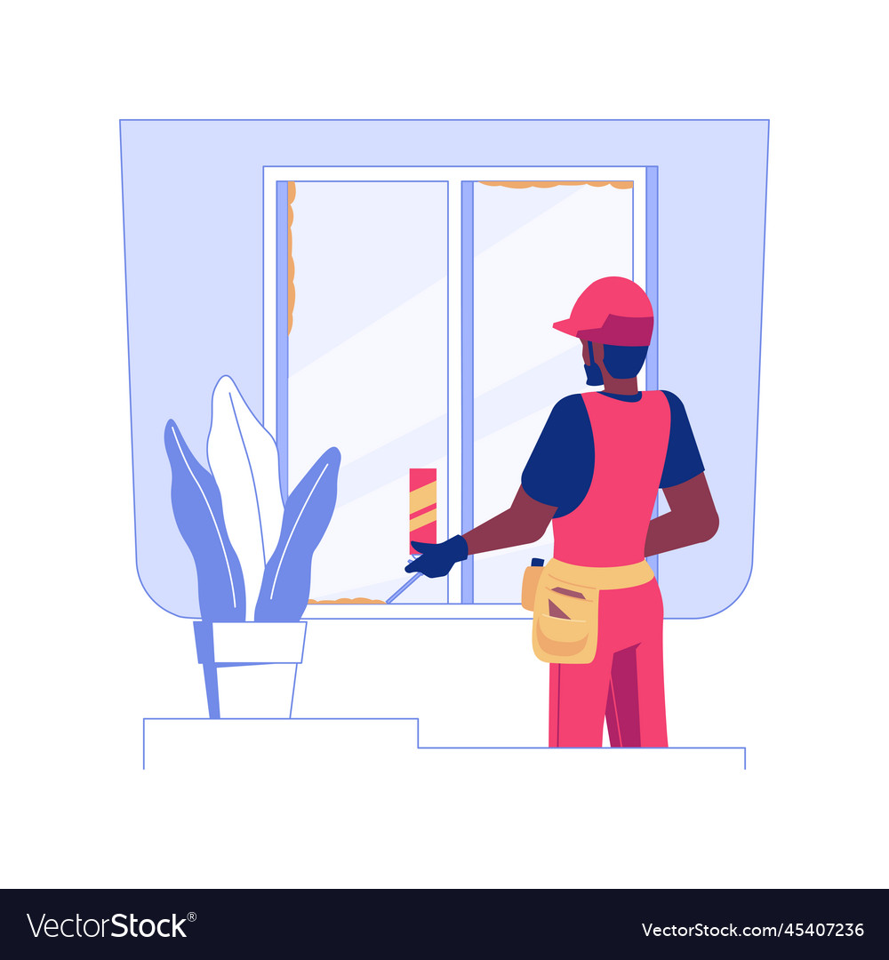 Insulating windows isolated concept Royalty Free Vector