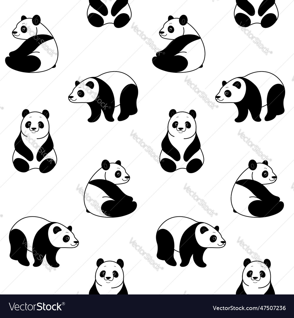 Panda Royalty Free Vector Image - VectorStock