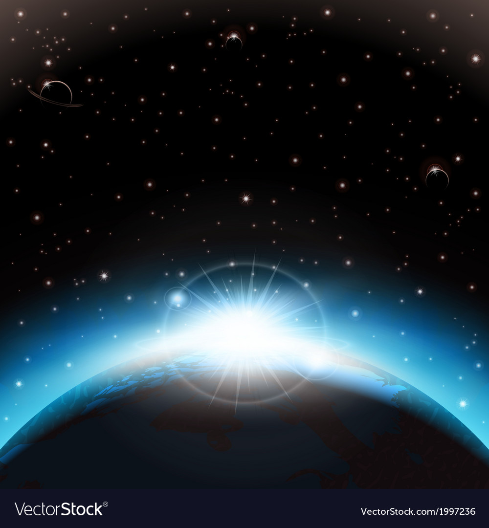 Space background Royalty Free Vector Image - VectorStock