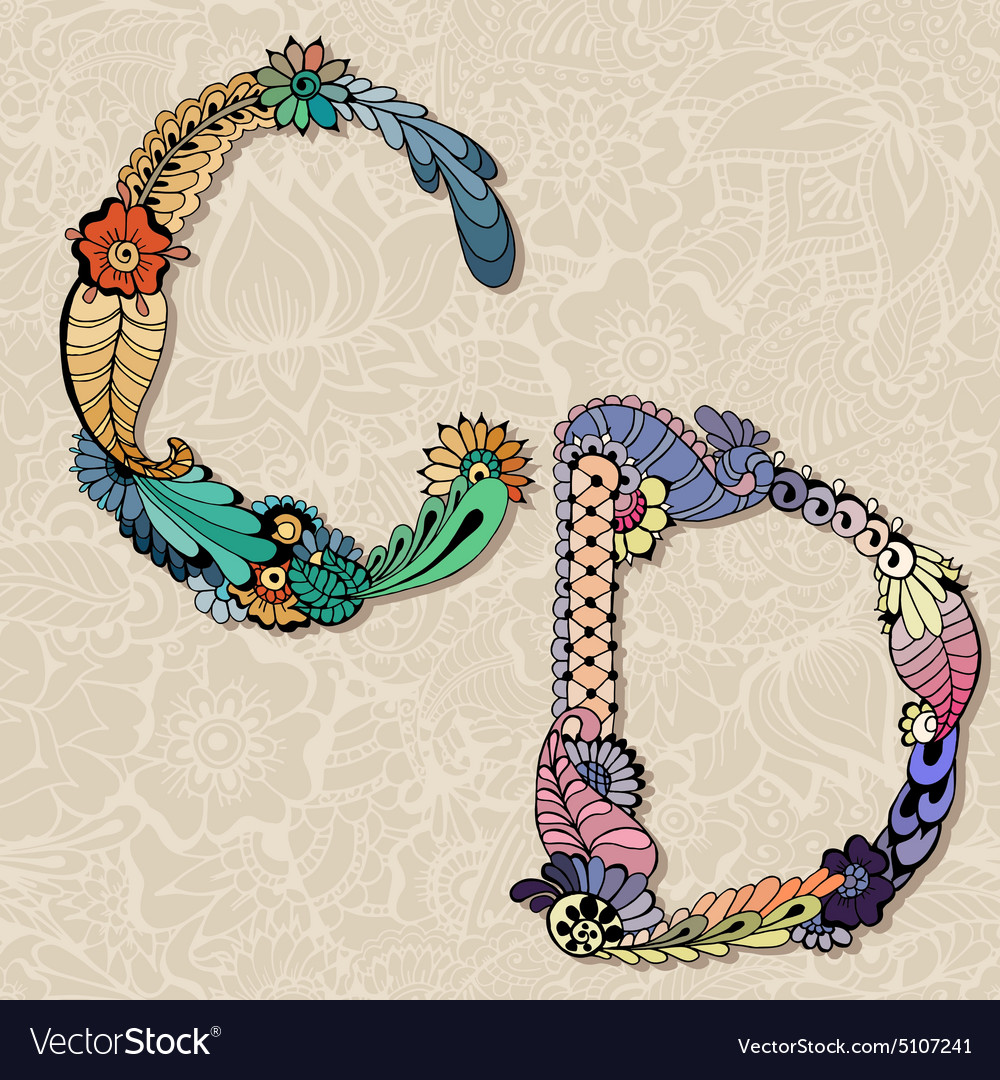 C d Royalty Free Vector Image - VectorStock