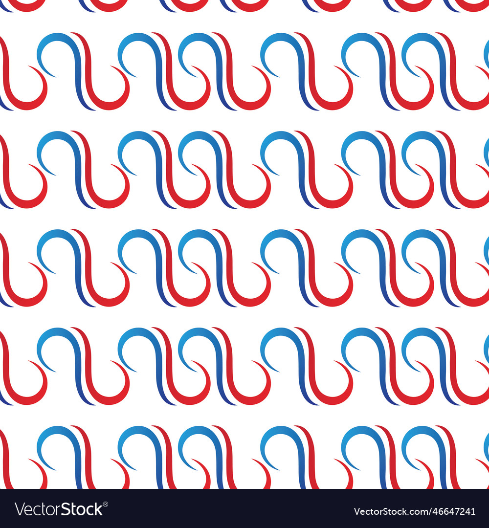 Pattern s wave wallpaper background Royalty Free Vector