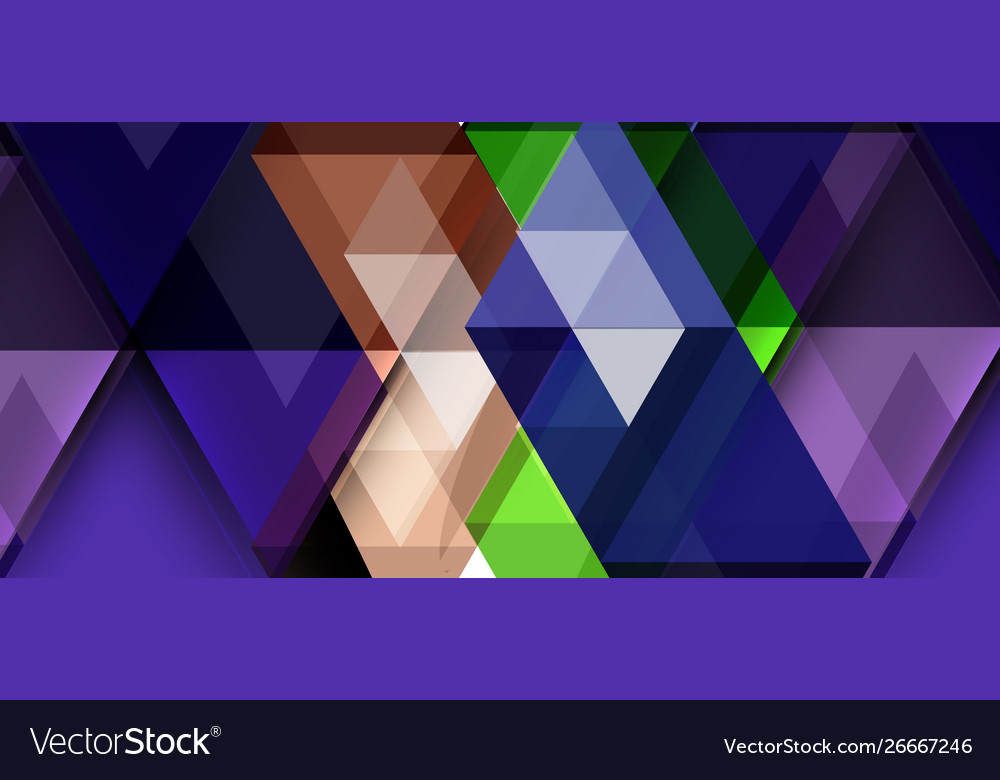 Abstract triangle pattern colorful backdrop Vector Image