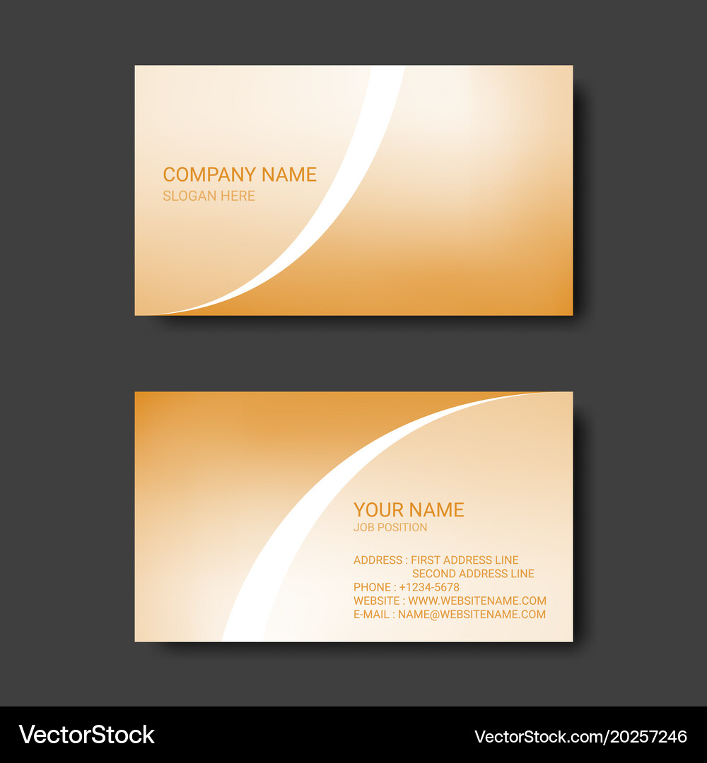 Colorful abstract business card templates Vector Image