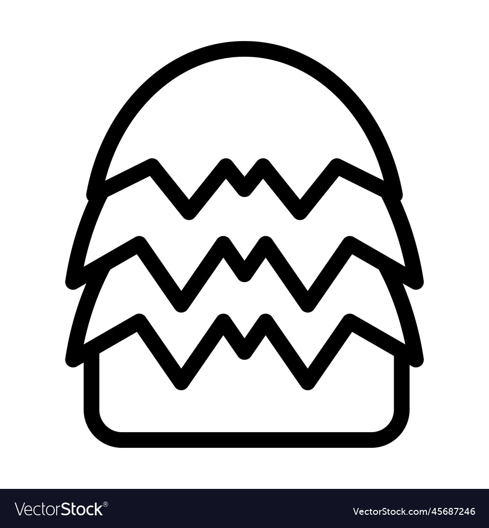 Haystack thick line icon Royalty Free Vector Image