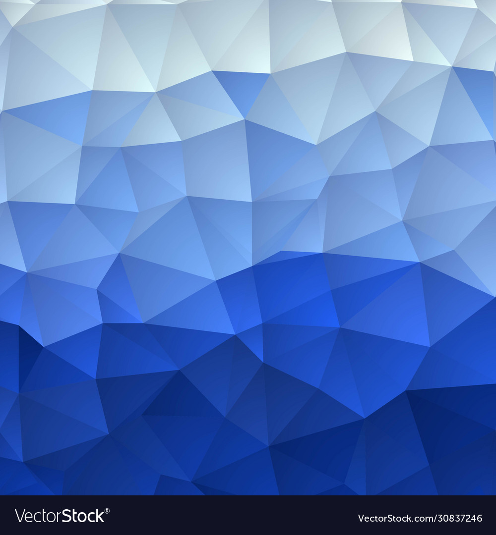 Triangular blue background presentation layout Vector Image